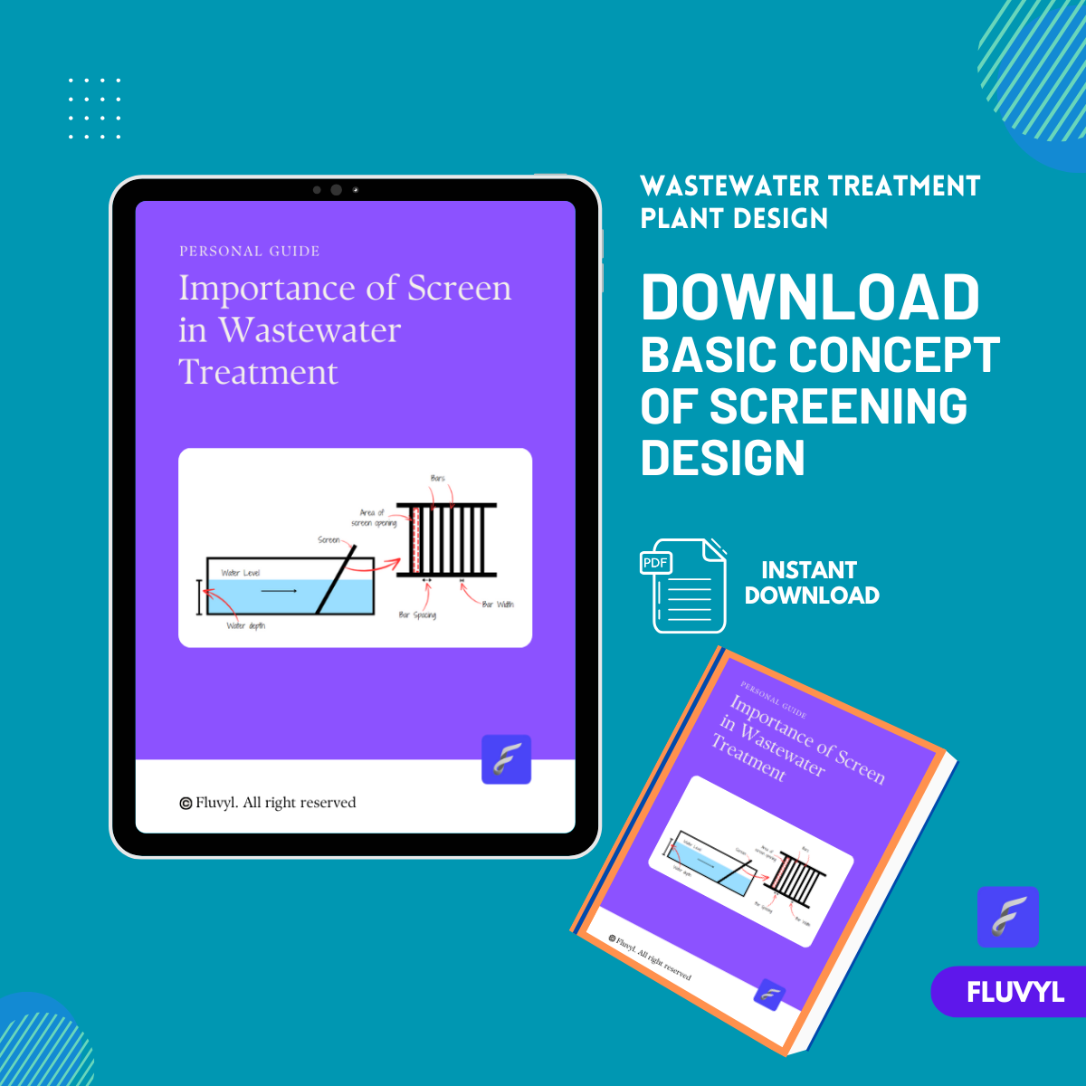 Explain the function of bar screen in a wastewater treatment plant - Fluvyl